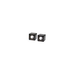 Manhattan Aktivbox Stereo USB, 2 3W schwarz reta (161435)