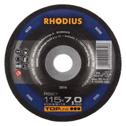 Rhodius Abrasives - rhodius RS67, 25 Stück, 115 x 7,0 mm, Schruppscheibe