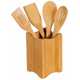 Kesper - Küchenhelfer-Set 5teilig, Bambus, braun, 11 x 18 x 11 cm, 5-Einheiten