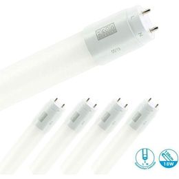 Arum Lighting - 5 LED-Neonröhren, 18 w, 120 cm, T8, 1850 Lumen, professionell Température de Couleur: Blanc Froid 6000K