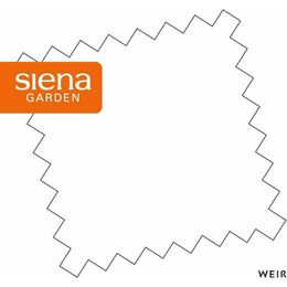 siena GARDEN Dach weiß zu Pavillon Pro 3x3 Meter, Bezug aus Polyester, PVC-beschichtet, 300g/m² in weiß