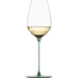 Champagnerglas Eisch "INSPIRE SENSISPLUS" Trinkgefäße Gr. Ø 7,9 cm x 24,2 cm, 400 ml, 2 tlg., grün Kristallgläser
