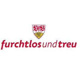 Wandtattoo Wall-Art "Fußball VfB Stuttgart Logo" Wandtattoos Gr. B/H/T: 160 cm x 53 cm x 0,1 cm, rot Wandtattoos Wandsticker