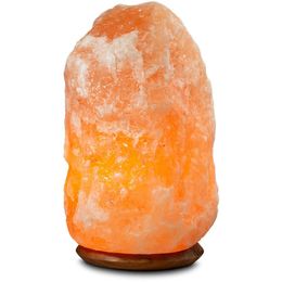 Salzkristall-Tischlampe Himalaya Salt Dreams "Rock" Lampen orange Dekoleuchten