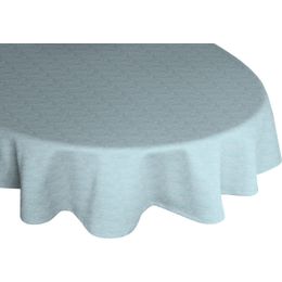Tischdecke WIRTH "TORBOLE" Tischdecken Gr. B/L: 130 cm x 190 cm, oval, blau Tischdecken