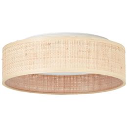 LED Deckenleuchte Brilliant "Zoe" Lampen Gr. Ø 28 cm Höhe: 9 cm, beige (natur, weiß) LED Deckenlampen