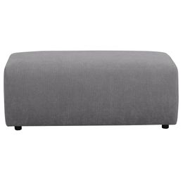 Hocker Home Affaire "Sundance" Gr. B/H/T: 121 cm x 46 cm x 67 cm, Struktur Chenille, grau (stone) Sitzhocker