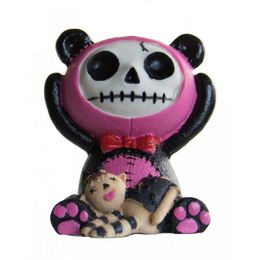 Horror-Shop Dekofigur Kleine Pink Pandie Furrybones Figur Pandabär