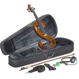 Stagg E-Violine EVN 4/4 VBR 4/4 Silent Violin Set