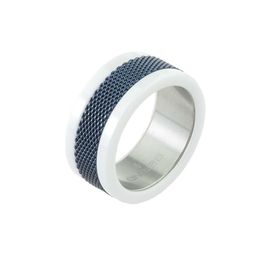 Bering Fingerring Keramik Ringkombination Weiß/Blau