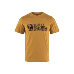 Fjällräven Fjällräven Funktionsshirt FJÄLLRÄVEN Lush Logo T-Shirt M Braun