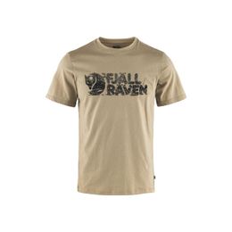 Fjällräven Fjällräven Funktionsshirt FJÄLLRÄVEN Lush Logo T-Shirt M Beige