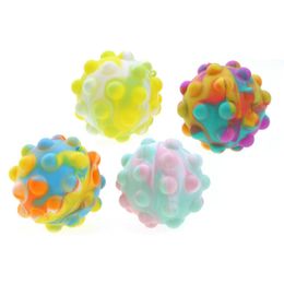 ELLUG Spielball 4er Set Pop it Ball in verschiedenen Farben Ø7cm