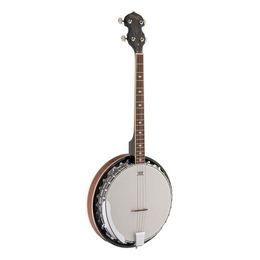 Stagg Banjo 4-saiten Bluegrass Deluxe Banjo m. Metall-Kessel