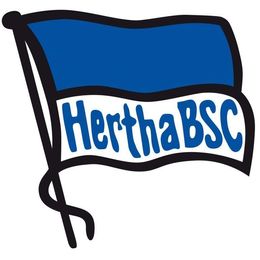 Wandtattoo Wall-Art "Hertha BSC Logo Fahne" Wandtattoos Gr. B/H/T: 120 cm x 113 cm x 0,1 cm, -, bunt (mehrfarbig) Wandtattoos Wandsticker