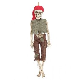 Horror-Shop Dekoobjekt Skelett Pirat Hängefigur als Halloween Dekoration
