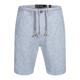 INDICODE JEANS Shorts Herren Größe 34 hellblau / weiß