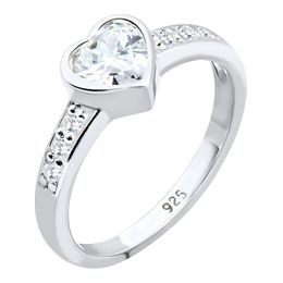 Elli Silberring Elli Damen-Damenring 925er Silber 1 Zirkonia