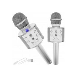 ISO TRADE Mikrofon Bluetooth Karaoke Mikrofon Tragbares Handmikrofon für Kinder