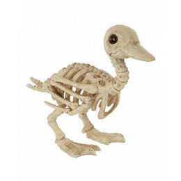 Horror-Shop Dekoobjekt Skelett Baby Ente als Deko 19cm