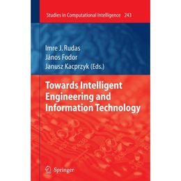 Springer Berlin Heidelberg Towards Intelligent Engineering and Information Technology, Gebunden