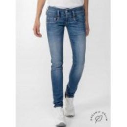 Herrlicher Slim-fit-Jeans Pitch Slim Jeans aus Bio-Baumwolle Blue Sea