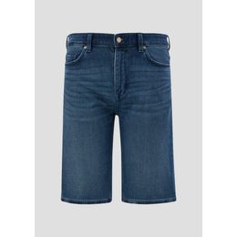 s.Oliver Stoffhose Bermuda Jeans Mauro / Regular Fit / High Rise / Straight Leg