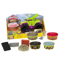 Play-Doh Knete Play-Doh Wheels Mampfender Monster Truck mit Baustellen Knete Bundle