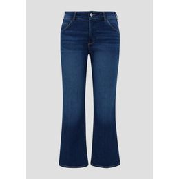 s.Oliver Stoffhose Jeans / Mid Rise / Flared Leg Waschung