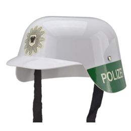 Spiel-Verkehrszeichen Kinder Polizeihelm mit Polizei Sticker an der Seite