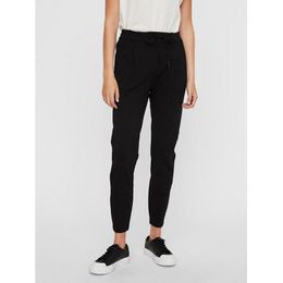 Véro Moda Vero Moda Stoffhose Lockere Stoffhose Stretch Pants mit Kordelzug VMEVA 5958 in Schwarz