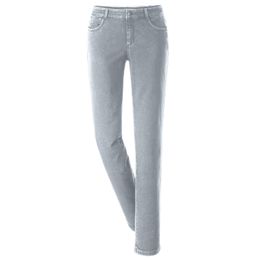 Ascari Damen Stretch-Jeans in R&ouml;hren-Form, grau, Gr&ouml;&szlig;e 50