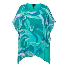 Ulla Popken Bluse Damen Gr&ouml;&szlig;e L/XL blau / t&uuml;rkis