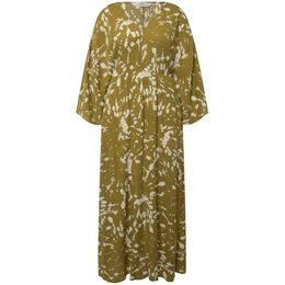 Studio Untold Kleid Damen Größe 50/52 khaki / weiß Winterkleid