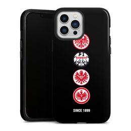 DeinDesign iPhone 13 Pro Max Handy Panzer Handyh&uuml;lle robuste Outdoor H&uuml;lle Schutzh&uuml;lle gl&auml;nzend Eintracht Frankfurt Soccer Sge Tough Case