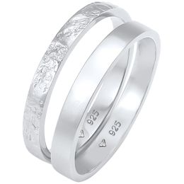 Elli Silberring Damen-Damenring 925er Silber, silberfarben, 54, silber