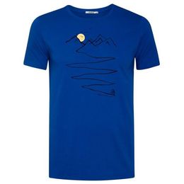 Greenbomb - Bike Path Guide - T-Shirts - T-Shirt Gr L blau