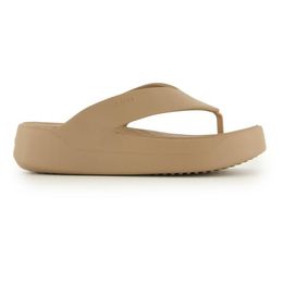 Crocs - Women's Getaway Platform Flip - Sandalen US W8 | EU 38-39 beige