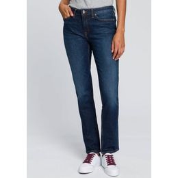 Tommy Hilfiger Straight-Jeans HERITAGE ROME STRAIGHT RW mit leichten Fadeout-Effekten, blau