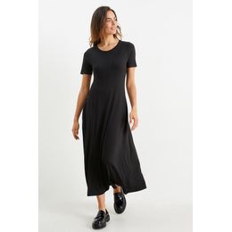 C&A Basic Fit & Flare Viskose-Kleid
