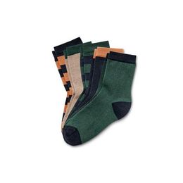 Tchibo 5 Paar Socken - Dunkelblau/Gestreift - Kinder - Gr.: 27-30
