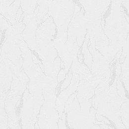 Erismann - Tapete Kollektion Bestseller 08226-20 Papiertapete Struktur 0.53 x 10.05 m Weiß Wohnzimmer Flur Büro Küche Wohnräume - Weiß