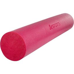 ScSPORTS® Faszienrolle - 90 x 15 cm, Schaumstoff, Pink - Pilatesrolle, Fitness Massagerolle, Schaumstoffrolle für Yoga, Massage, Pilates,