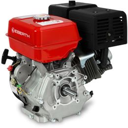 EBERTH 13 PS 9,56 kW Benzinmotor mit 25,4 mm Ø Welle, Standmotor Kartmotor Antriebsmotor mit Ölmangelsicherung, 4-Takt, 1 Zylinder Benzin Motor, 389