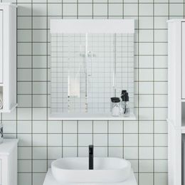 Prolenta Premium Badspiegel mit Ablage BERG Weiß 60x12x70 cm - Weiß