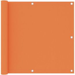 Prolenta Premium - Balkon-Sichtschutz Orange 90x500 cm - Orange