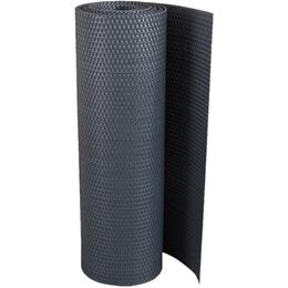 Sichtschutzmatte Rattan Optik - 0,90 x 3m Anthrazit - Anthrazit