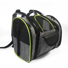 Hunde-/Katzenrucksack, tragbare Haustiertragetasche mit multifunktionaler, faltbarer, atmungsaktiver Reisetasche, ideal für Haustiere von 3 bis 10 kg