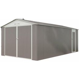 HABITAT ET JARDIN Metall garage nevada mit schwingtür - 18,56 M²