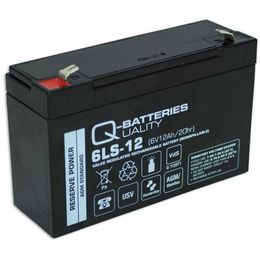 Quality Batteries - Ersatzakku agm Batterie für Kinderfahrzeug 6V 12Ah